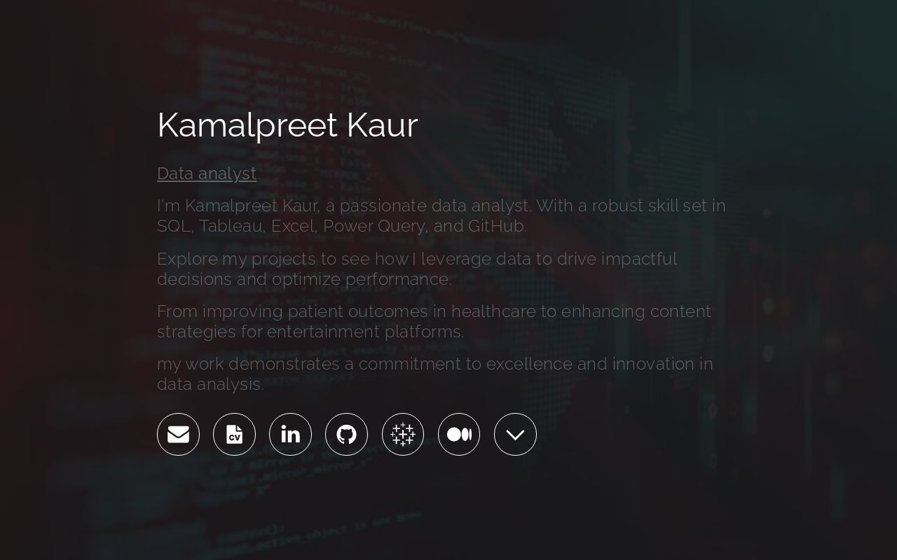 Kamalpreet's Portfolio